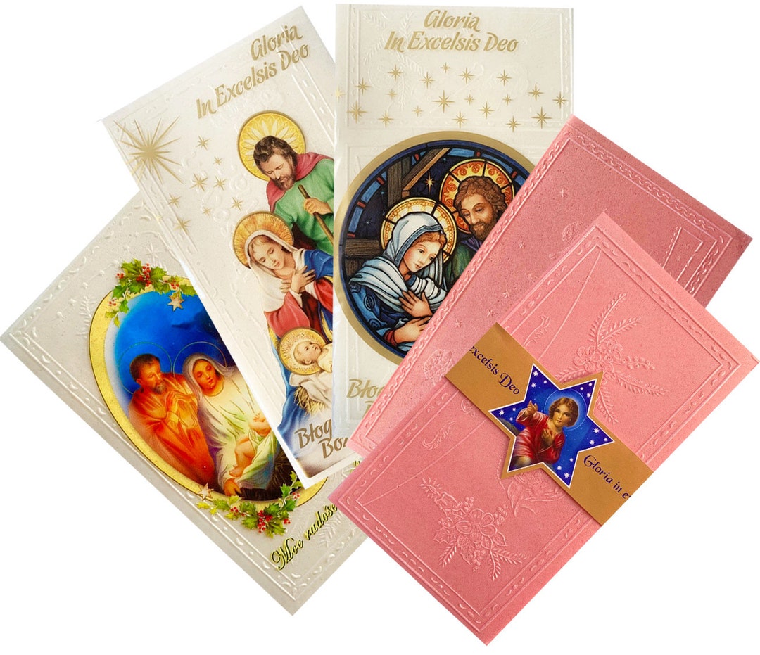 Christmas Wafers Pink Wafers White Wafers Set of 14 OPLATKI POLSKA ...