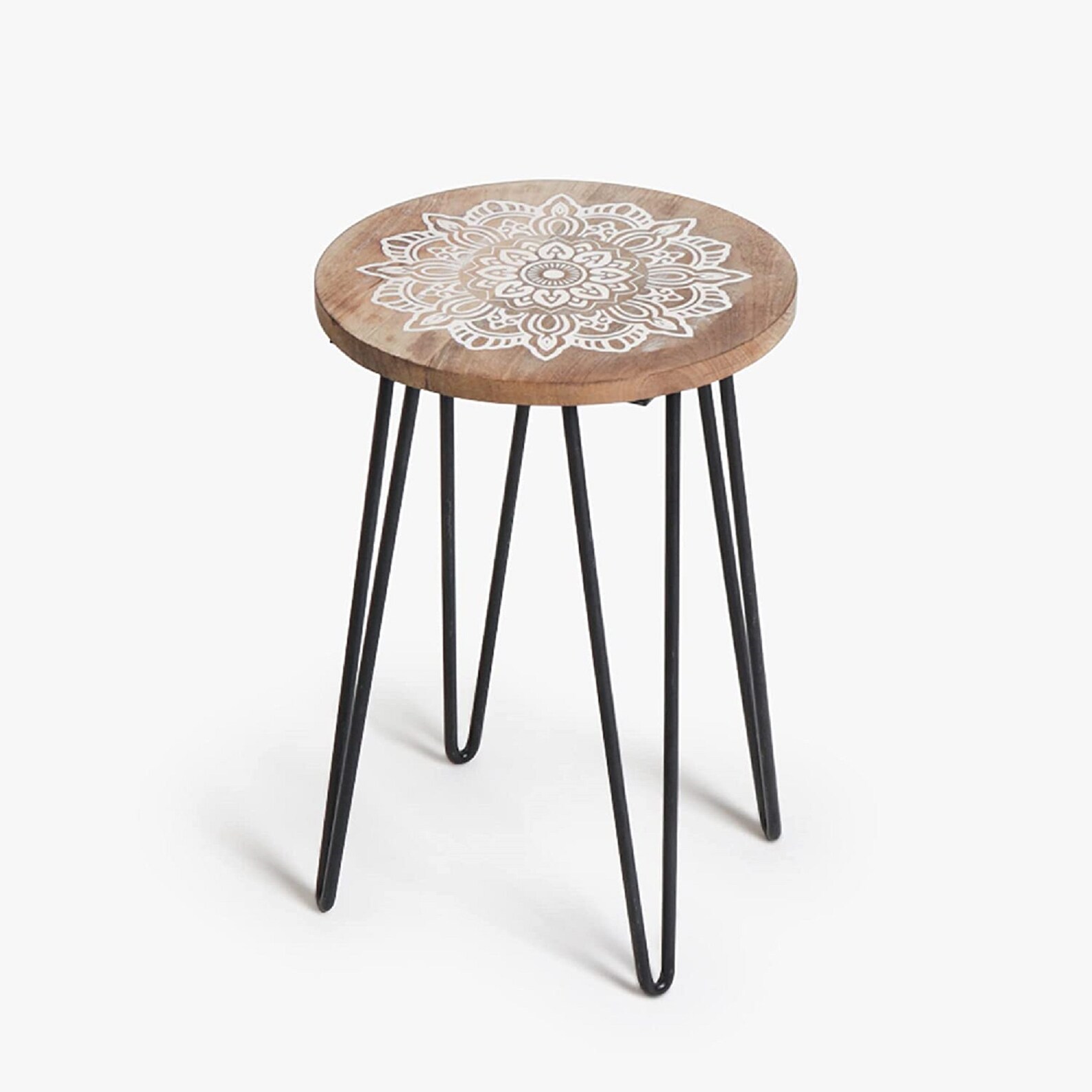 Wooden Plant Stand Indoor/outdoor Plant Stool for Flower Pot Rustic Brown Table Balcony Stand 10 ...