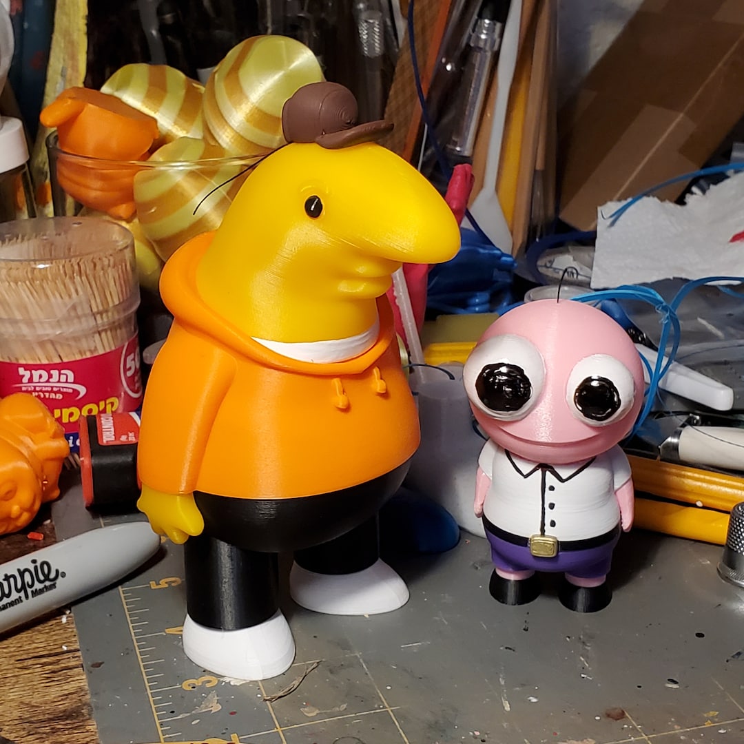 Smiling Friends 1/12 Scale Figures - Etsy