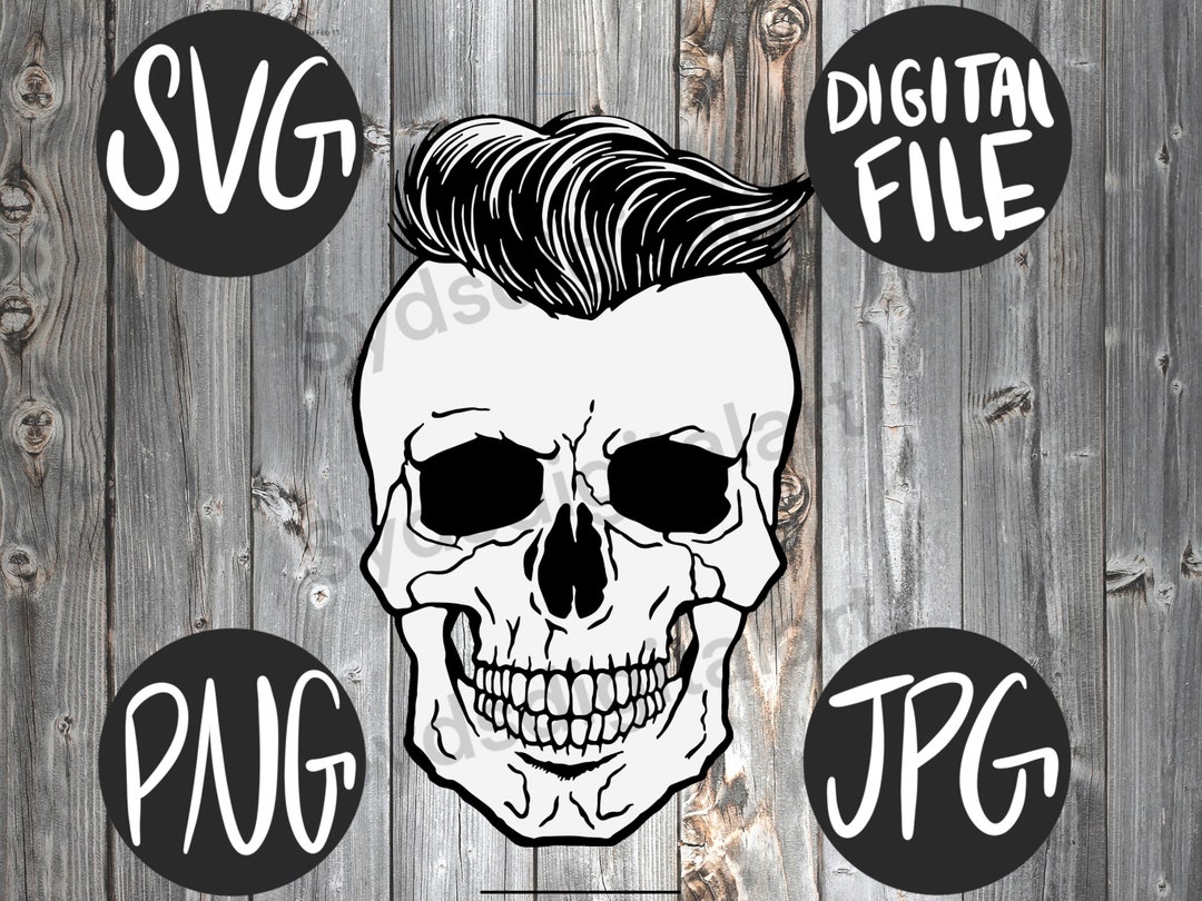 Men/man Skull Sunglasses/mullet/mohawk/jpg/png/svg File - Etsy