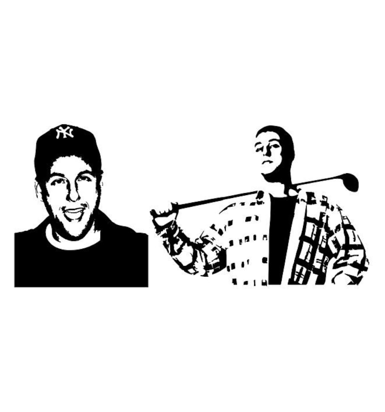 Adam Sandler Inspired SVG / PNG Vector Clip Art | Etsy