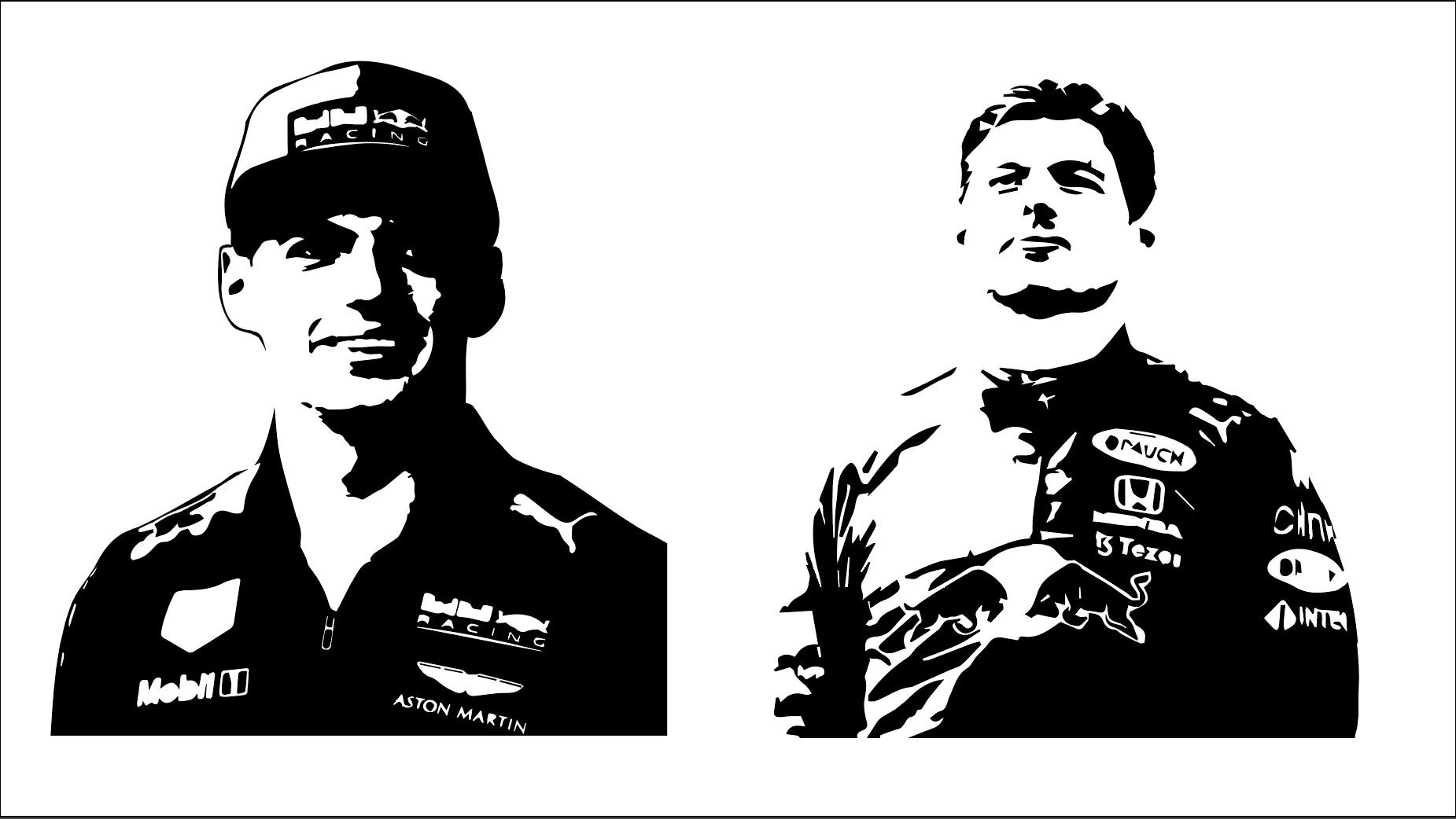 Max Verstappen Inspired SVG / PNG Vector F1 Red Bull Racing | Etsy Ireland