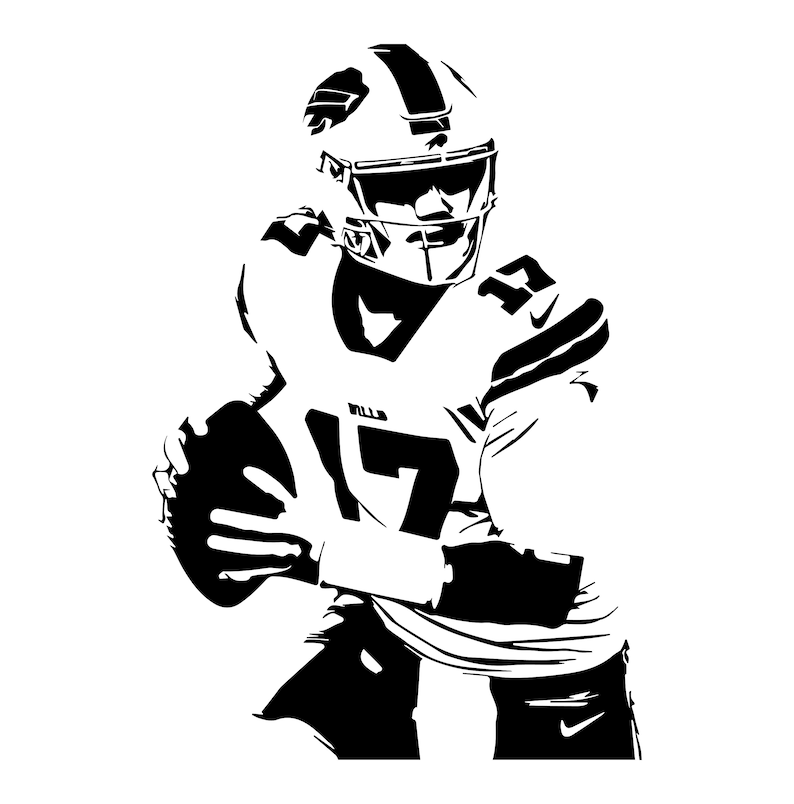 Josh Allen Inspired SVG / PNG Vector Bills Clip Art | Etsy