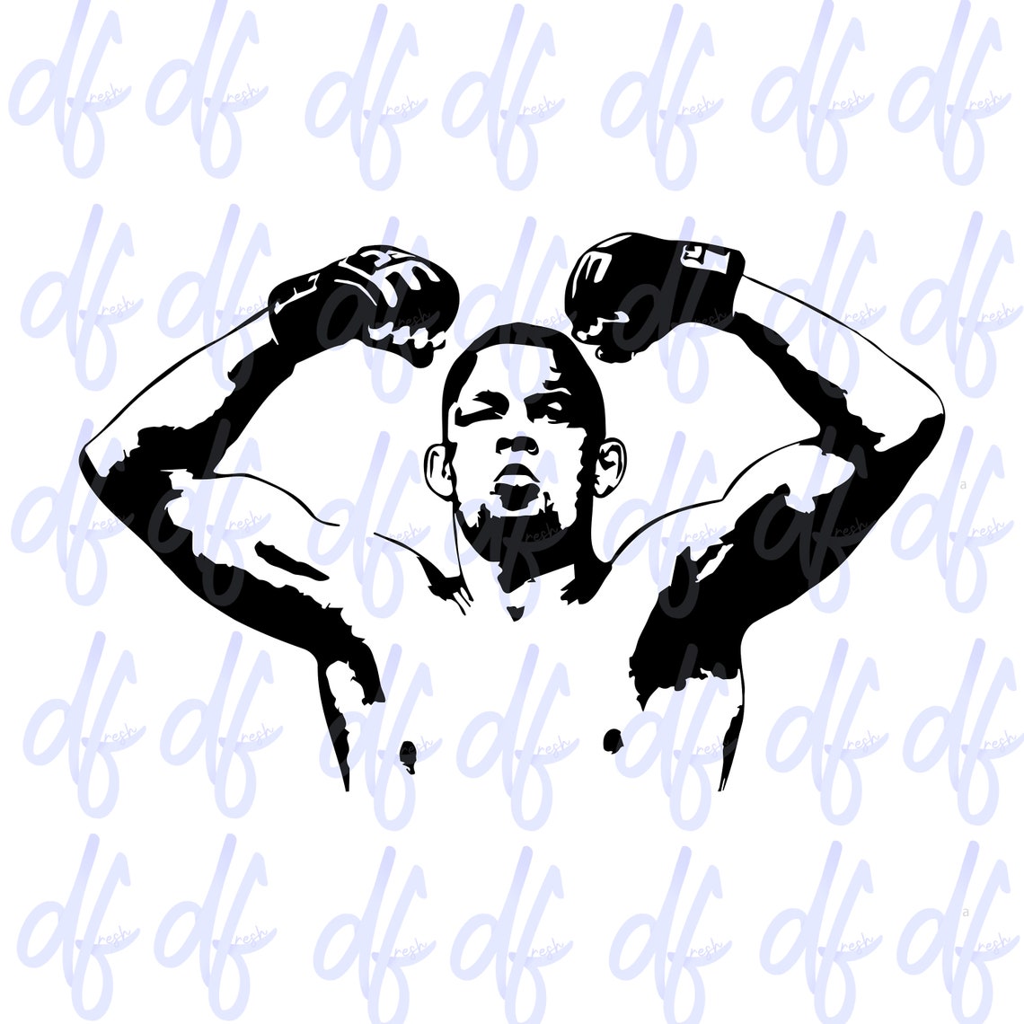 Nate Diaz Inspired SVG / PNG Vector UFC Clipart | Etsy