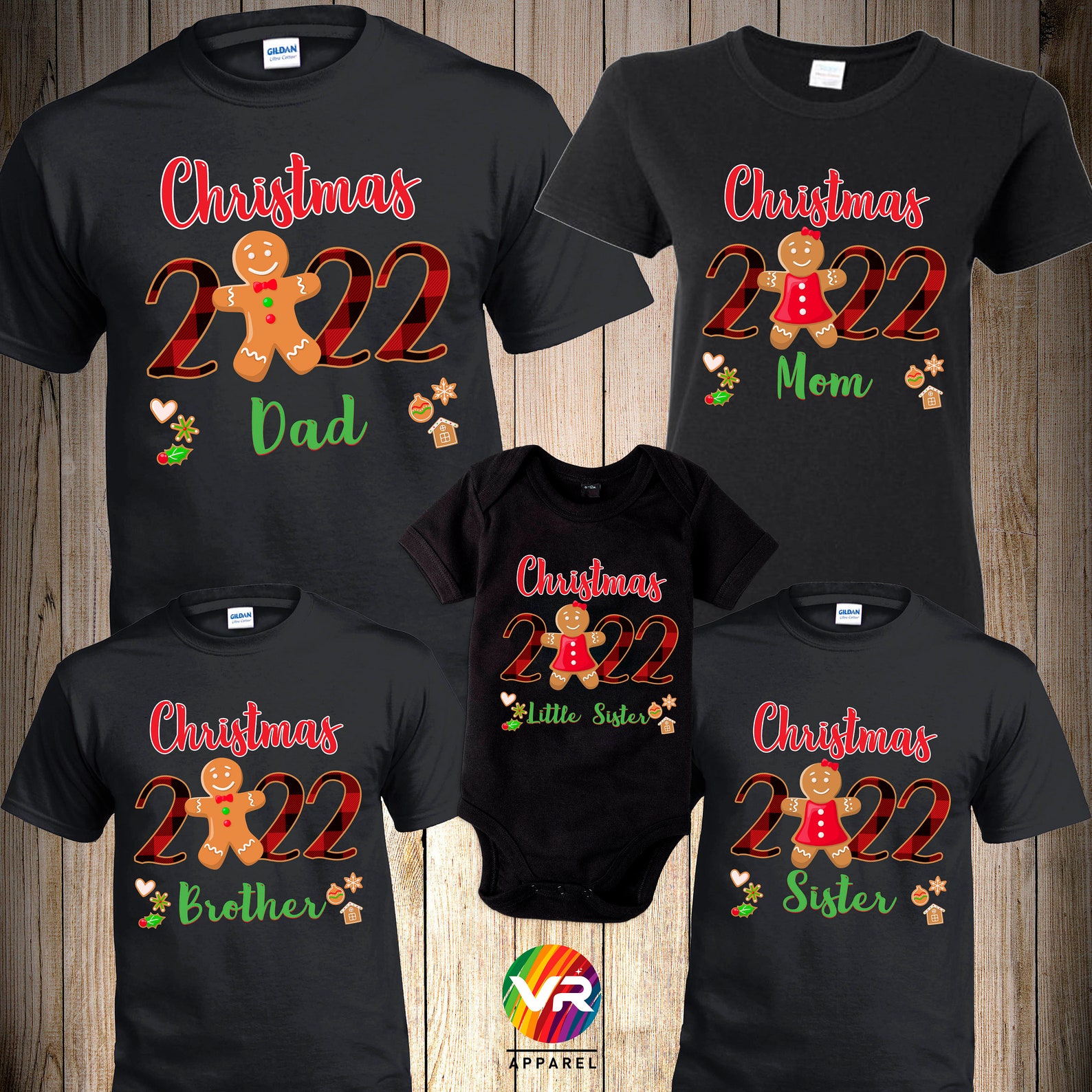 Christmas Family Shirts Gingerbread Christmas Shirts for - Etsy