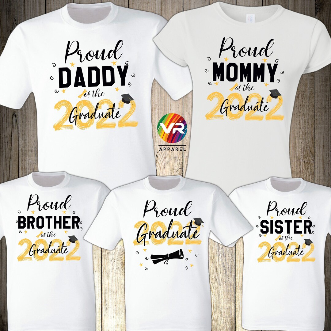 Graduation Family Shirts Matching Proud Graduate Shirt Prom - Etsy