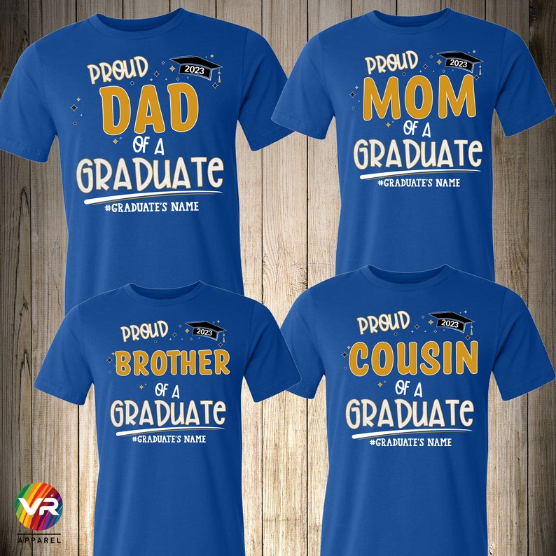 Graduation Family Shirts Matching Proud Graduate Shirt Prom - Etsy
