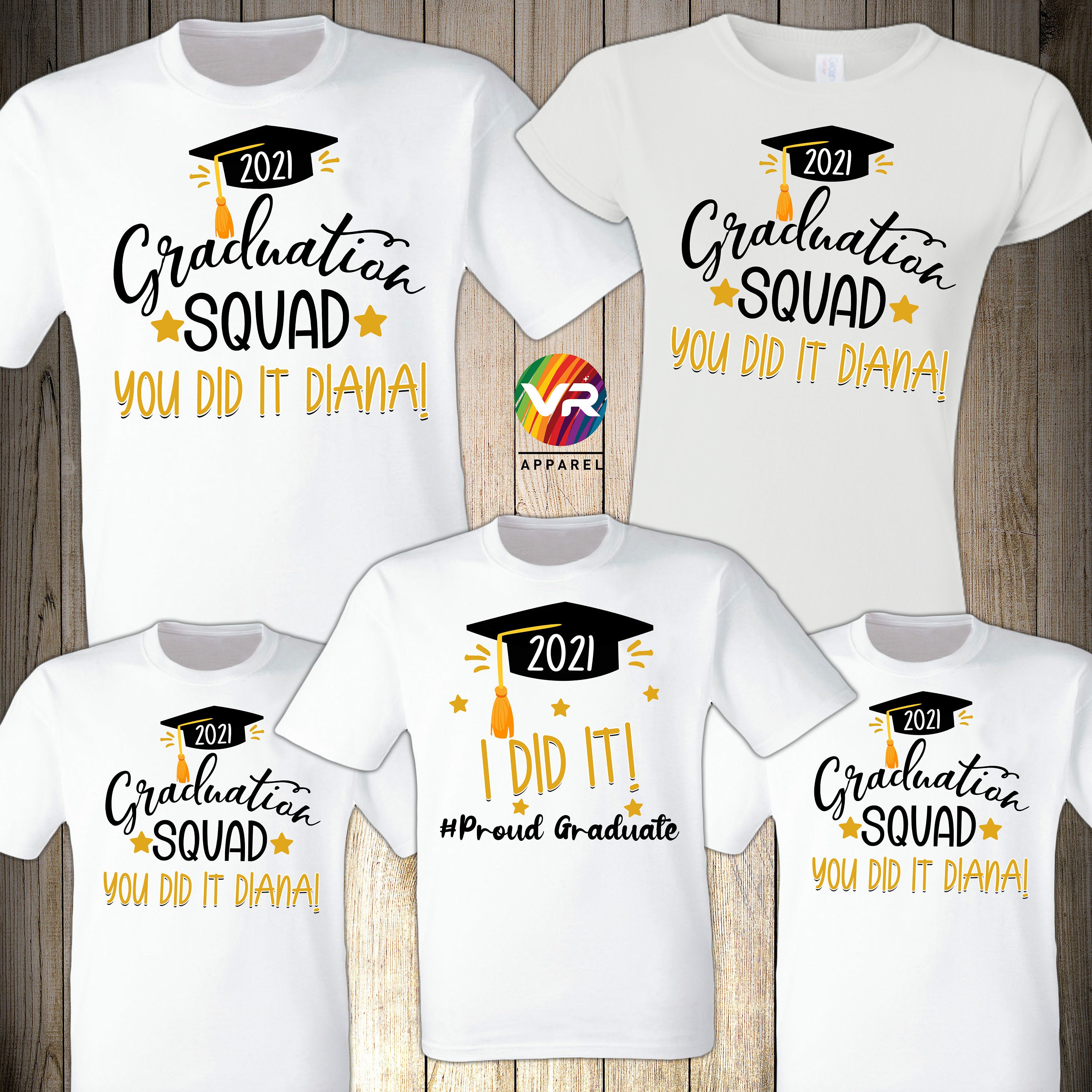 Graduation Family Shirts Matching Proud Graduate Shirt Prom | Etsy