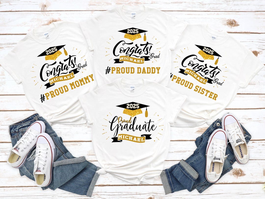 Graduation Family Shirts Matching Proud Graduate Shirt Prom Proud Mom ...