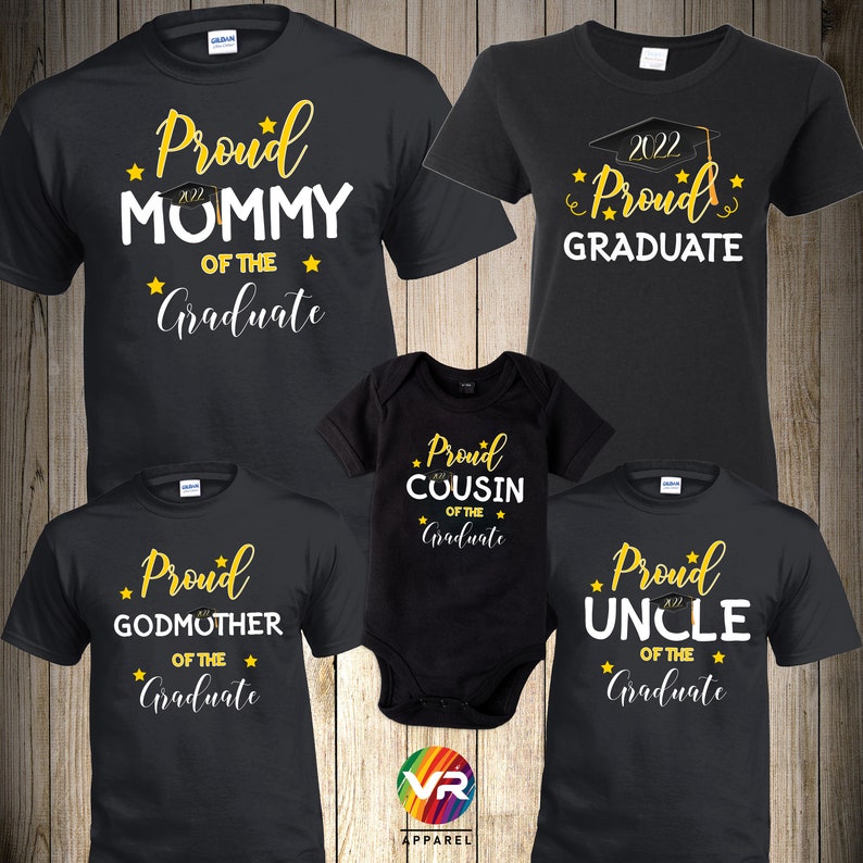Graduation Family Shirts Matching Proud Graduate Shirt Prom - Etsy
