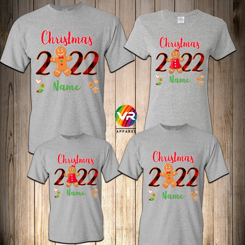 Christmas Family Shirts Gingerbread Christmas Shirts for - Etsy