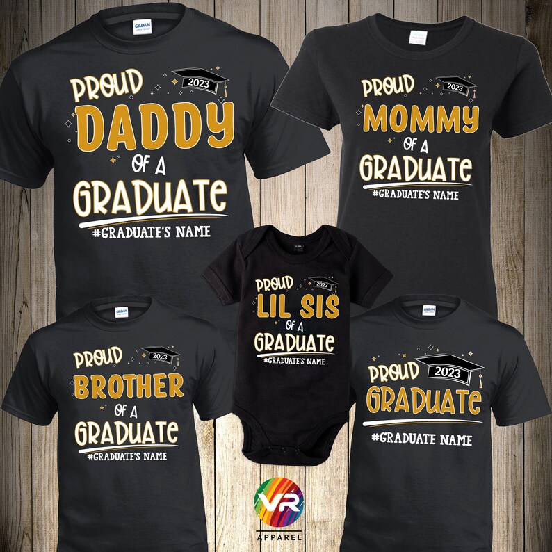 Graduation Family Shirts Matching Proud Graduate Shirt Prom - Etsy