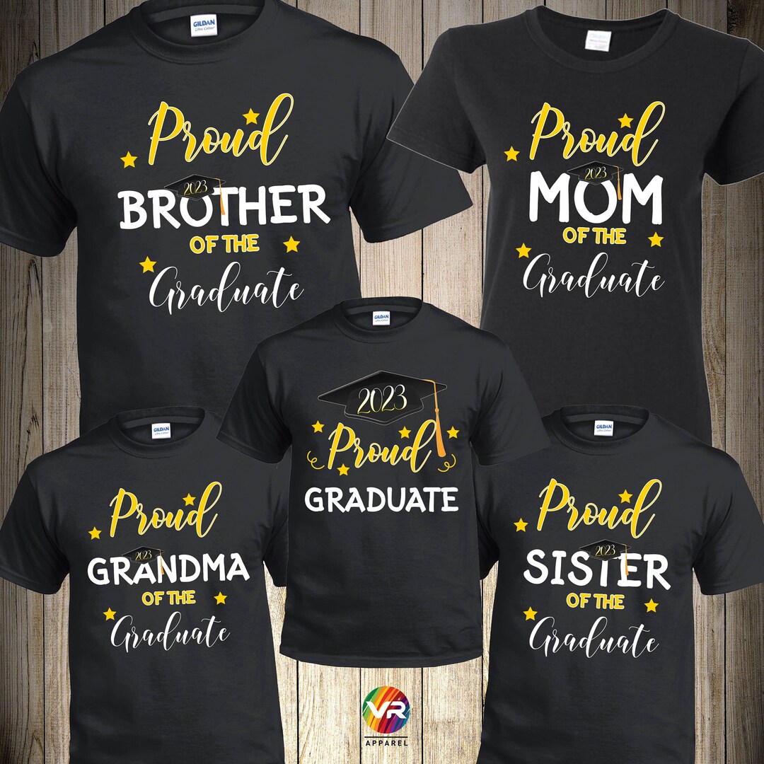 Graduation Family Shirts Matching Proud Graduate Shirt Prom - Etsy