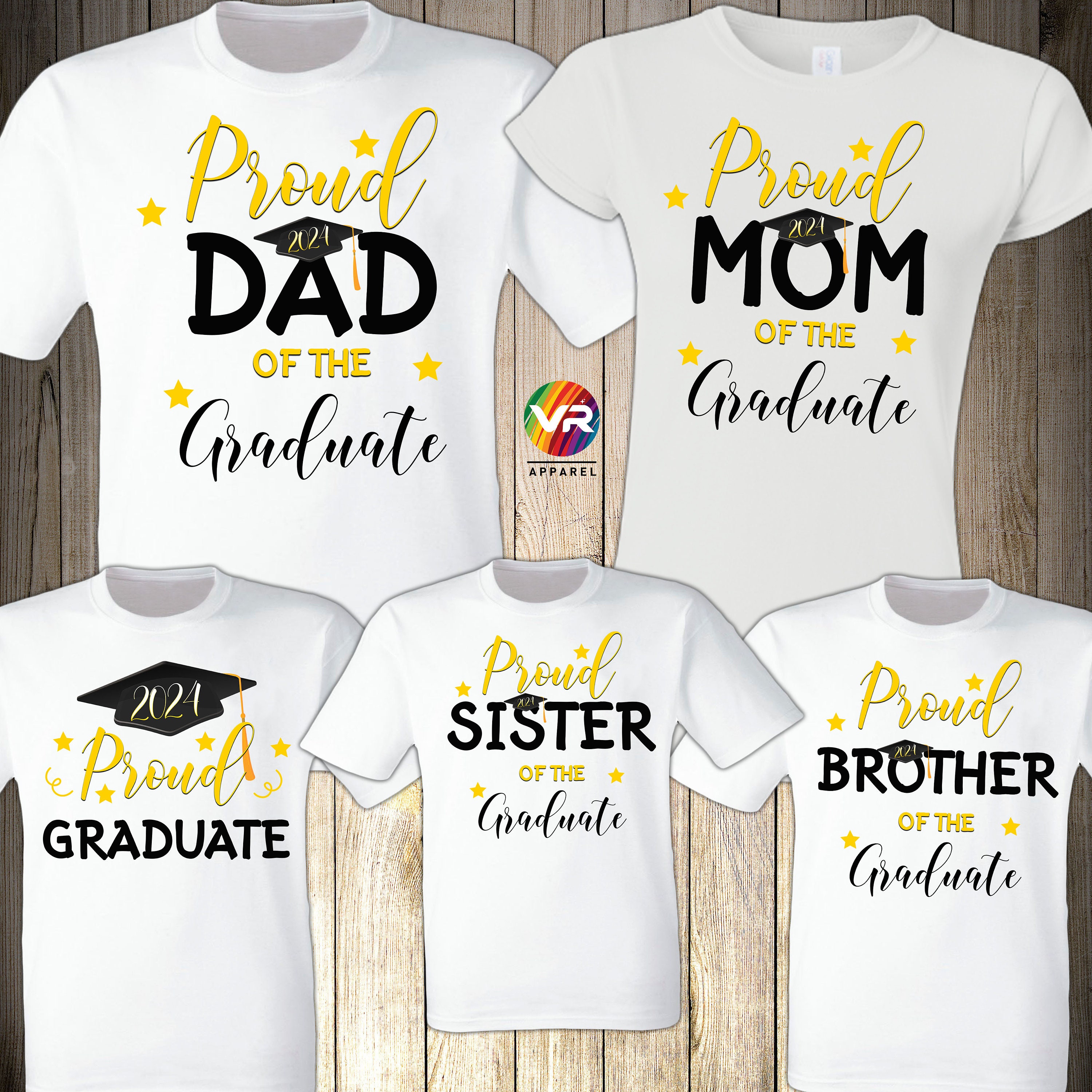 Graduation Family Shirts Matching Proud Graduate Shirt Prom Proud Mom ...