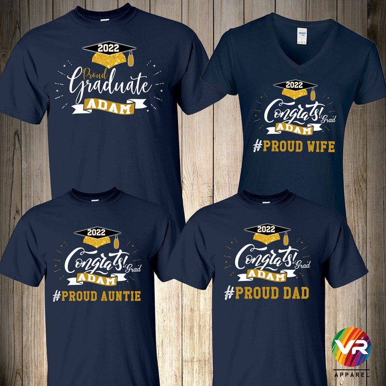 Graduation Family Shirts Matching Proud Graduate Shirt Prom - Etsy