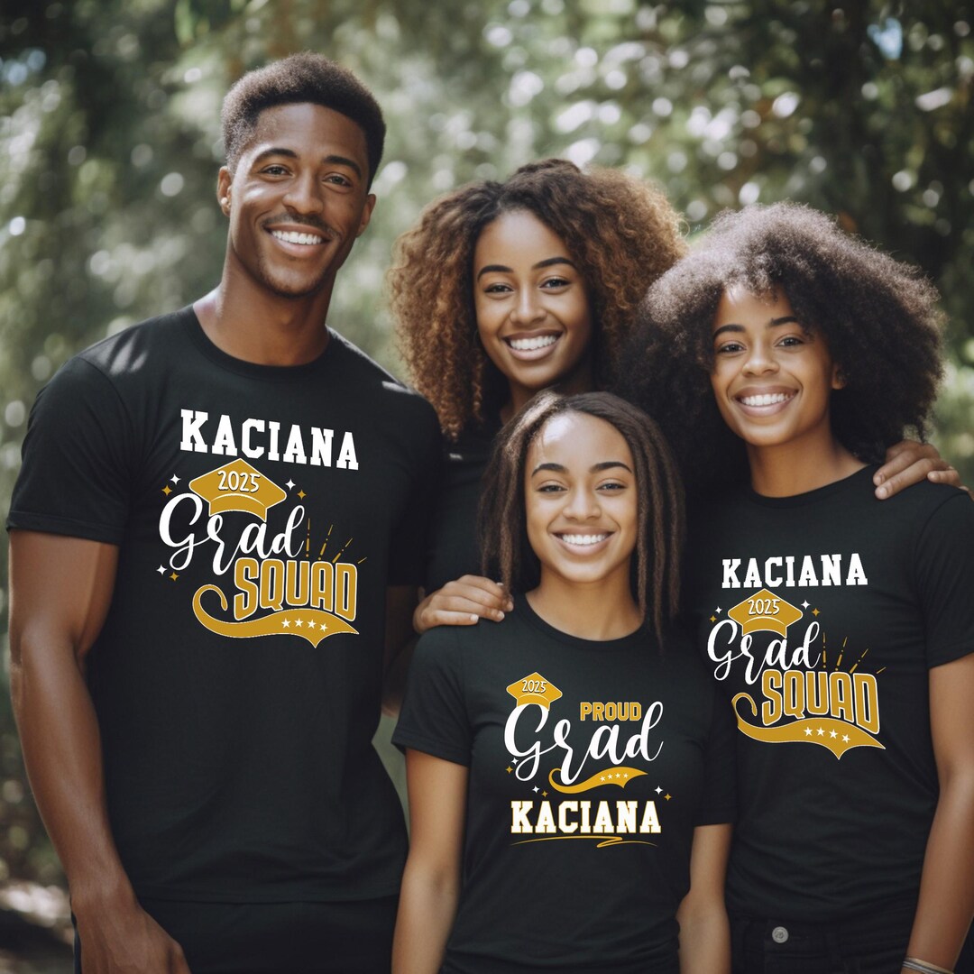 Graduation Family Shirts Matching Proud Graduate Grad Squad Proud Mom ...