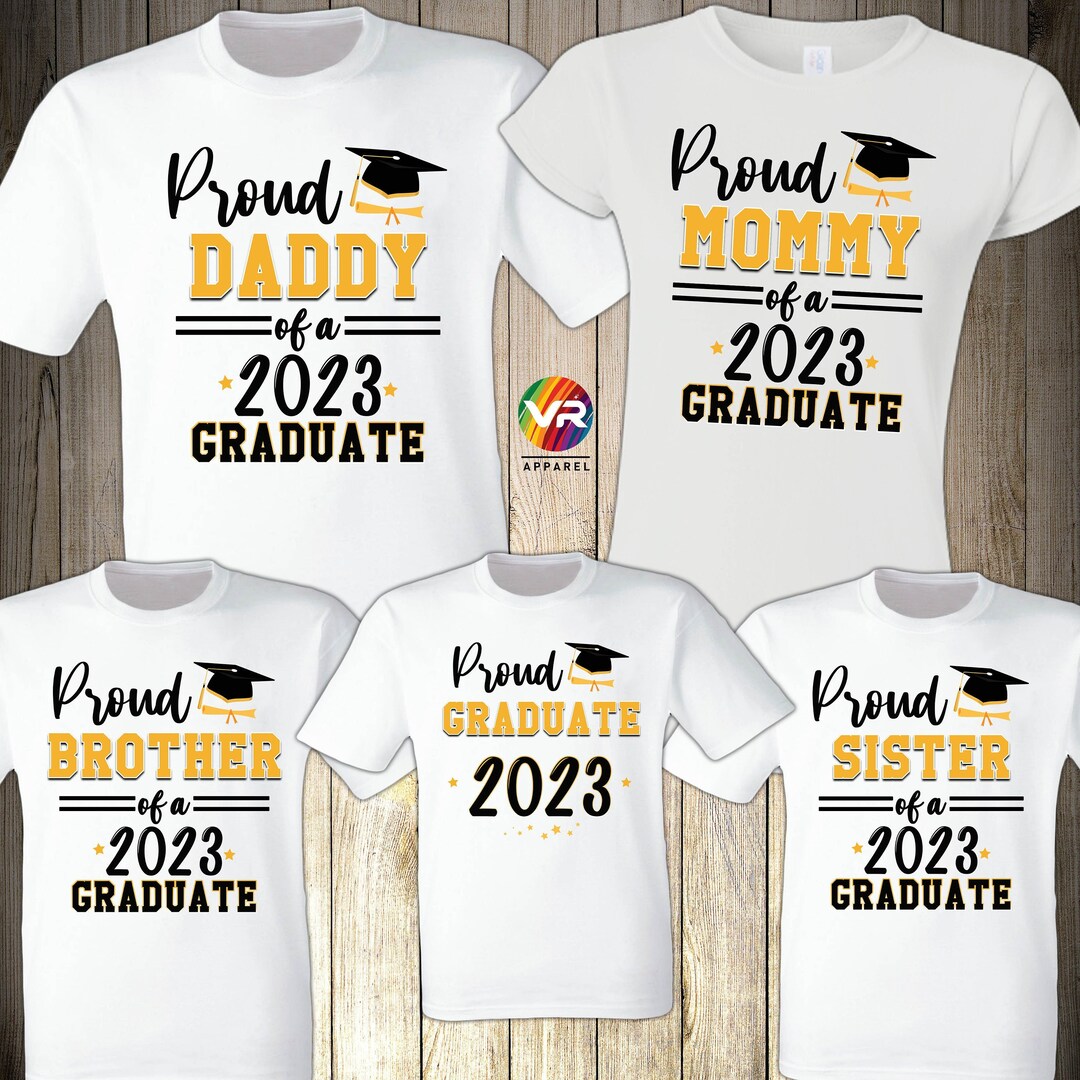 Graduation Family Shirts Matching Proud Graduate Shirt Prom - Etsy