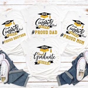 Graduation Family Shirts Matching Proud Graduate Shirt Prom Proud Mom ...