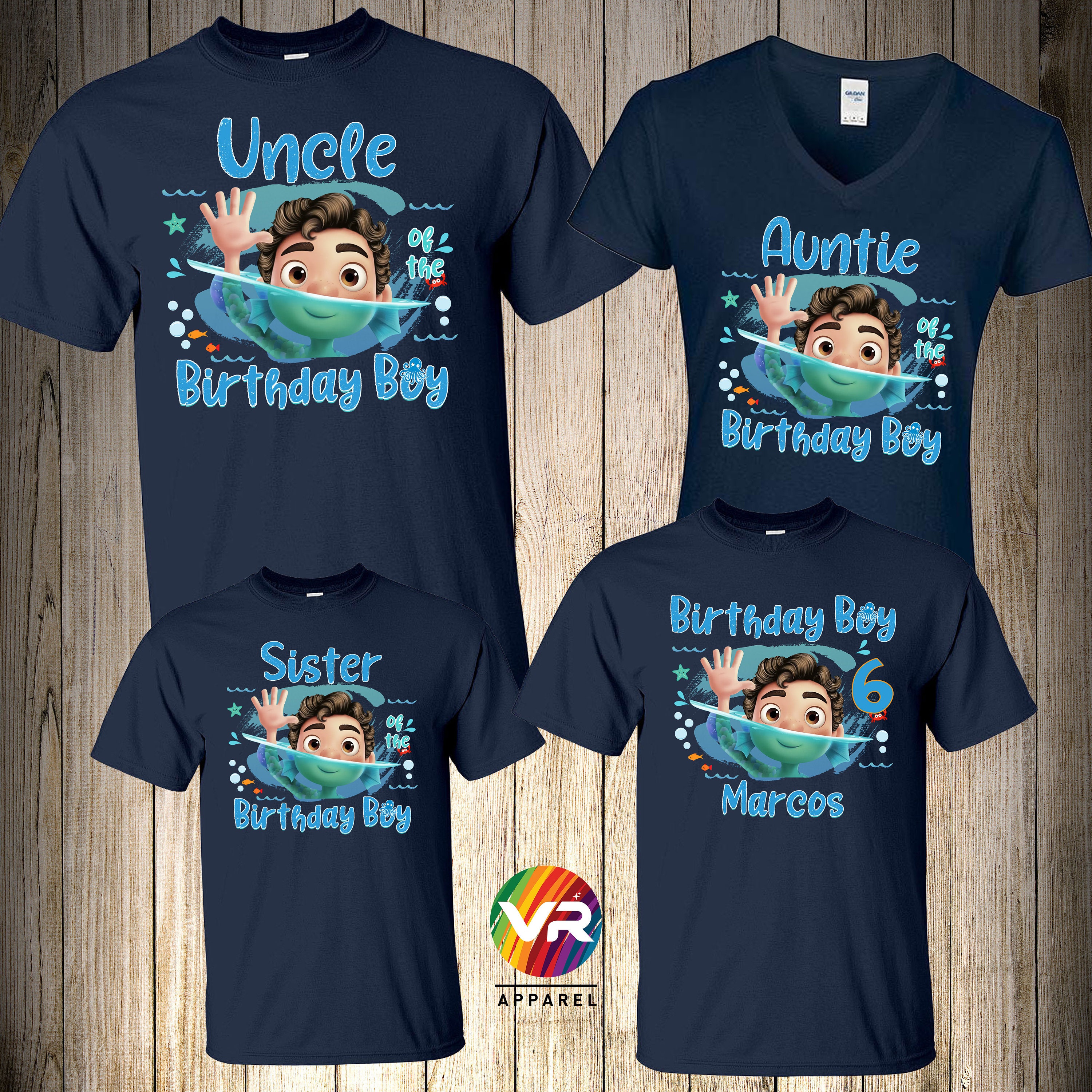 Luca Birthday Shirt, Luca Family Birthday Shirts, Birthday Boy Shirt ...