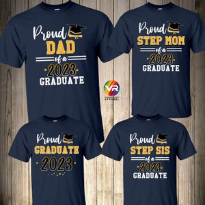 Graduation Family Shirts Matching Proud Graduate Shirt Prom - Etsy
