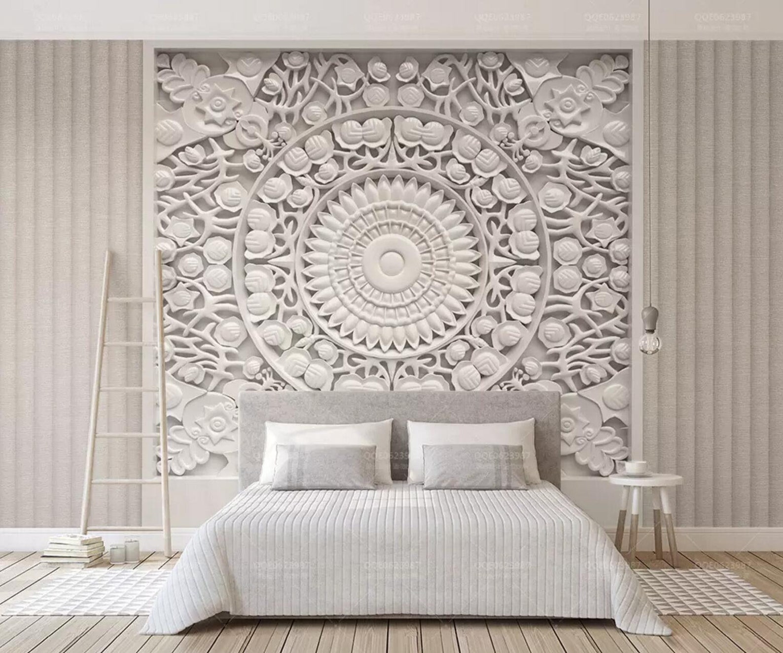 Carved Round 2911 Wallpaper Mural Self Adhesive Peel and Stick Wall ...