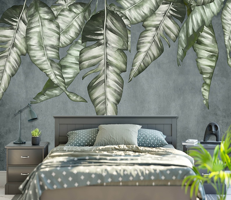 123x87312x219cm Leaf Texture 208 Wallpaper Mural - Etsy