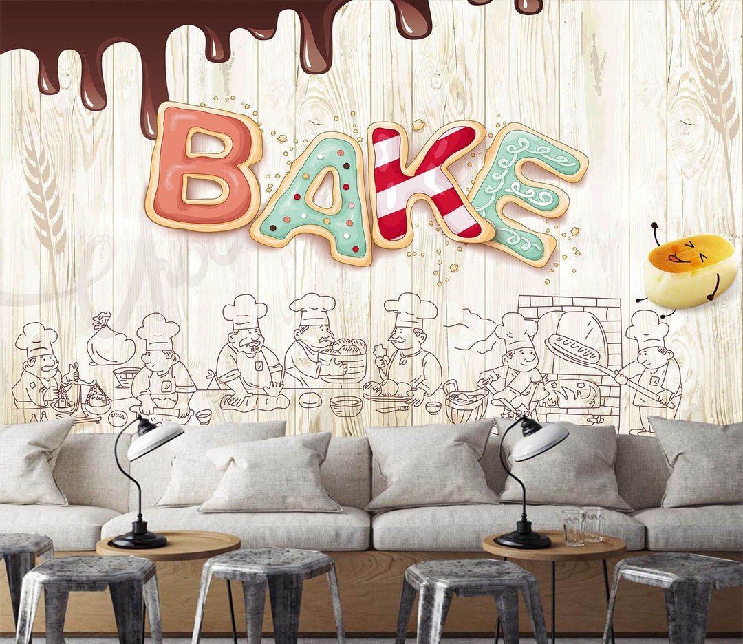 123x87312x219cm Graffiti Chef 686 Wallpaper Mural Self Adhesive Peel ...