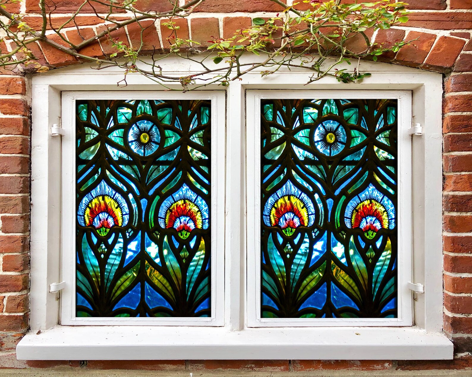 3D Dark Engraving W625 Window Film Print Sticker Cling Stained - Etsy