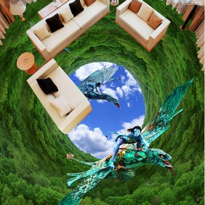 3D Flying Dragon 0277 Floor Wallpaper Murals Self-adhesive Removable ...