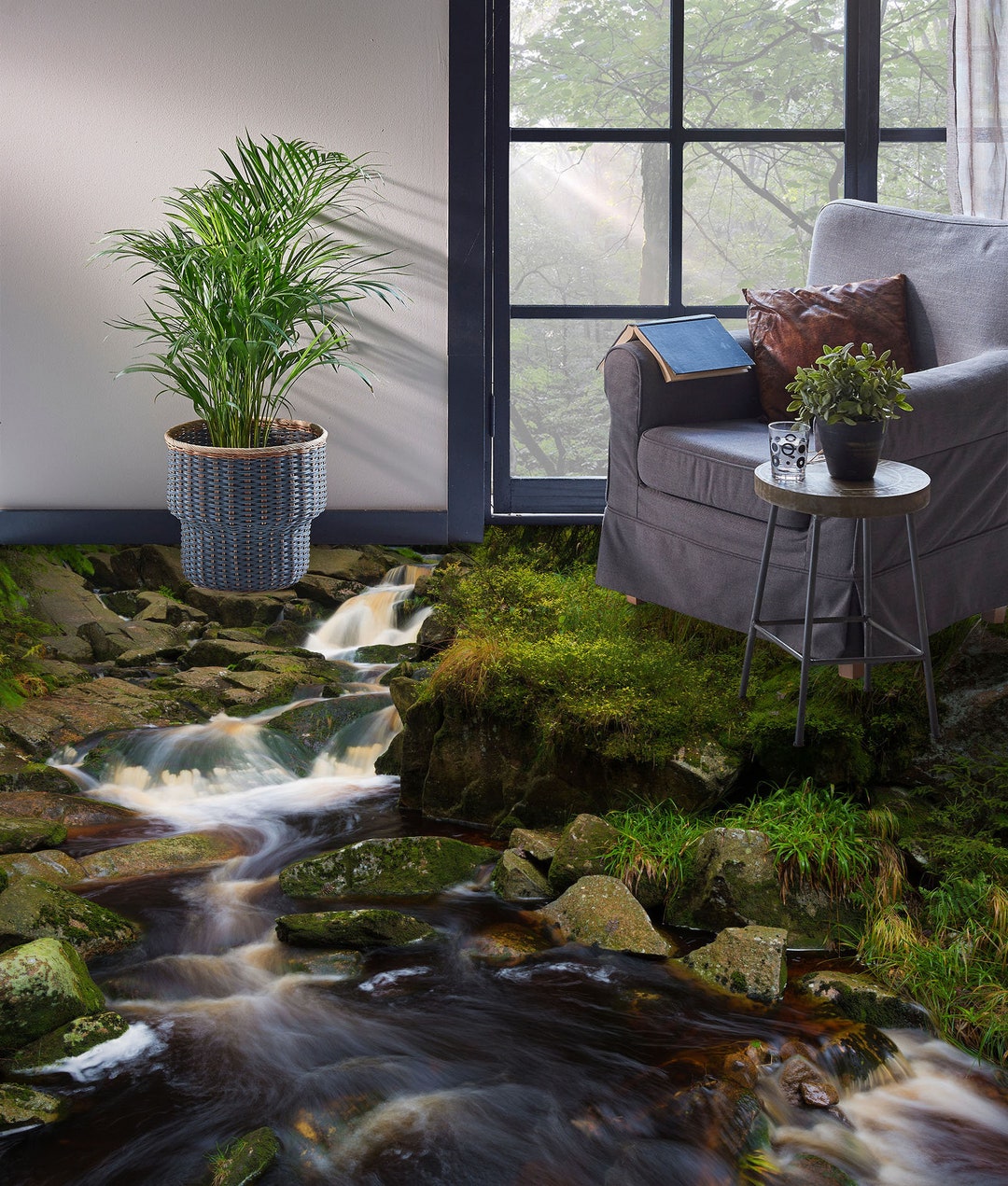 3D River Stones 5506 Floor Wallpaper Murals Self-adhesive Removable ...