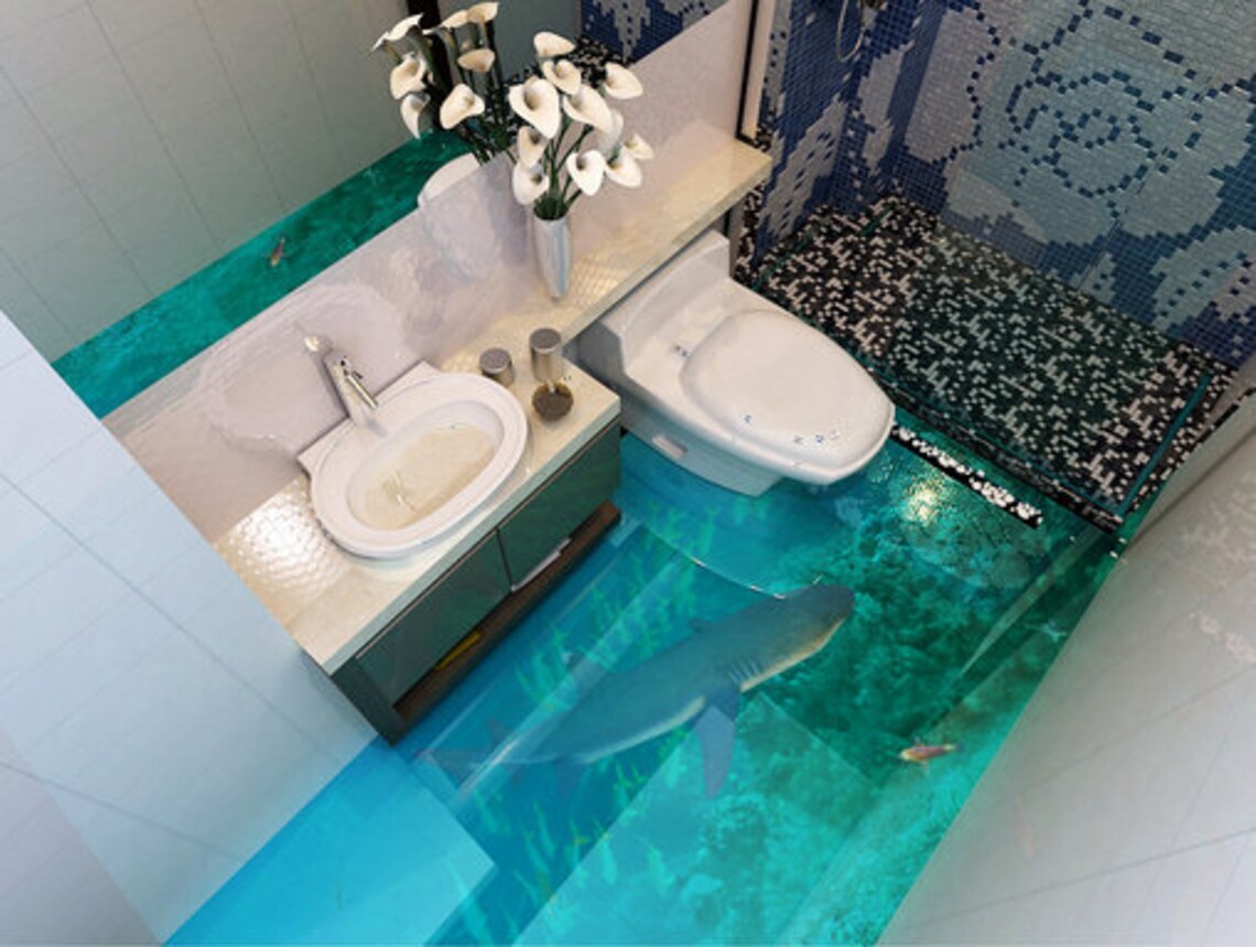 3D Deep Sea Stones 0784 Floor Wallpaper Murals Self-adhesive - Etsy