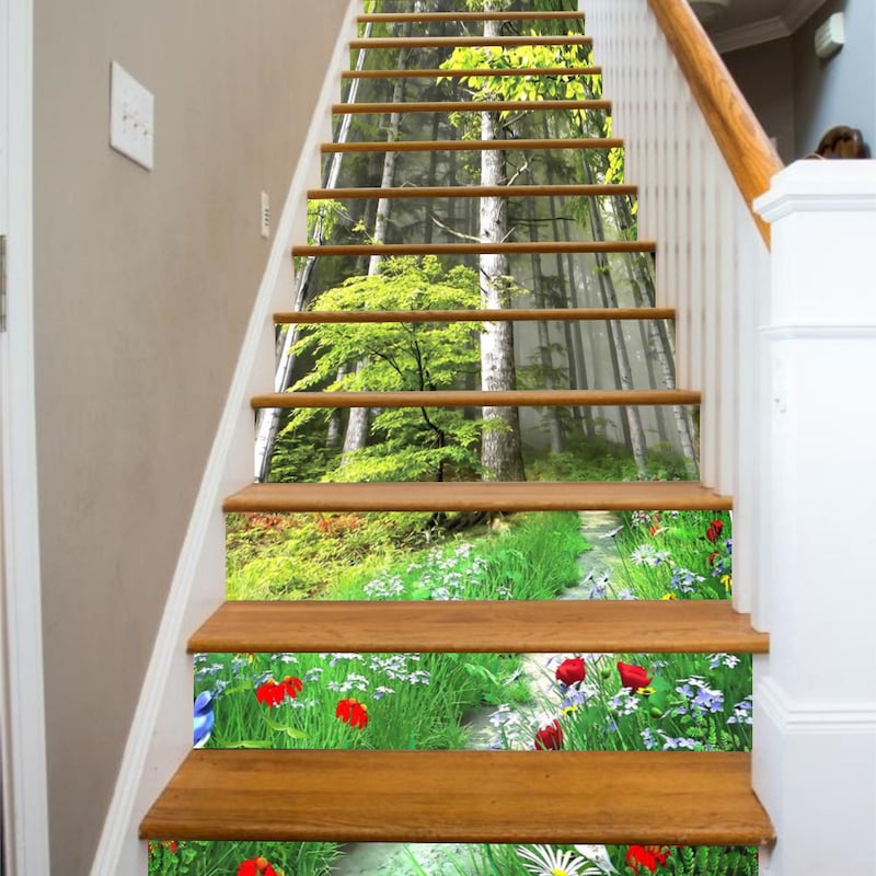 3d Stair Riser Decal - Etsy