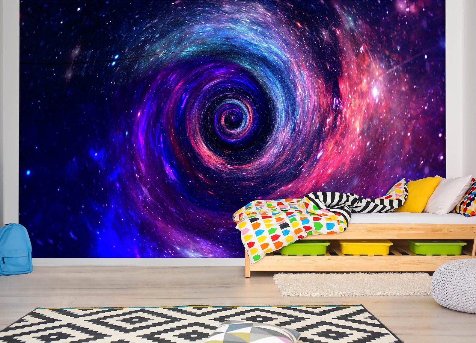 Galaxy Vortex 6283 Wallpaper Mural Self Adhesive Peel and - Etsy