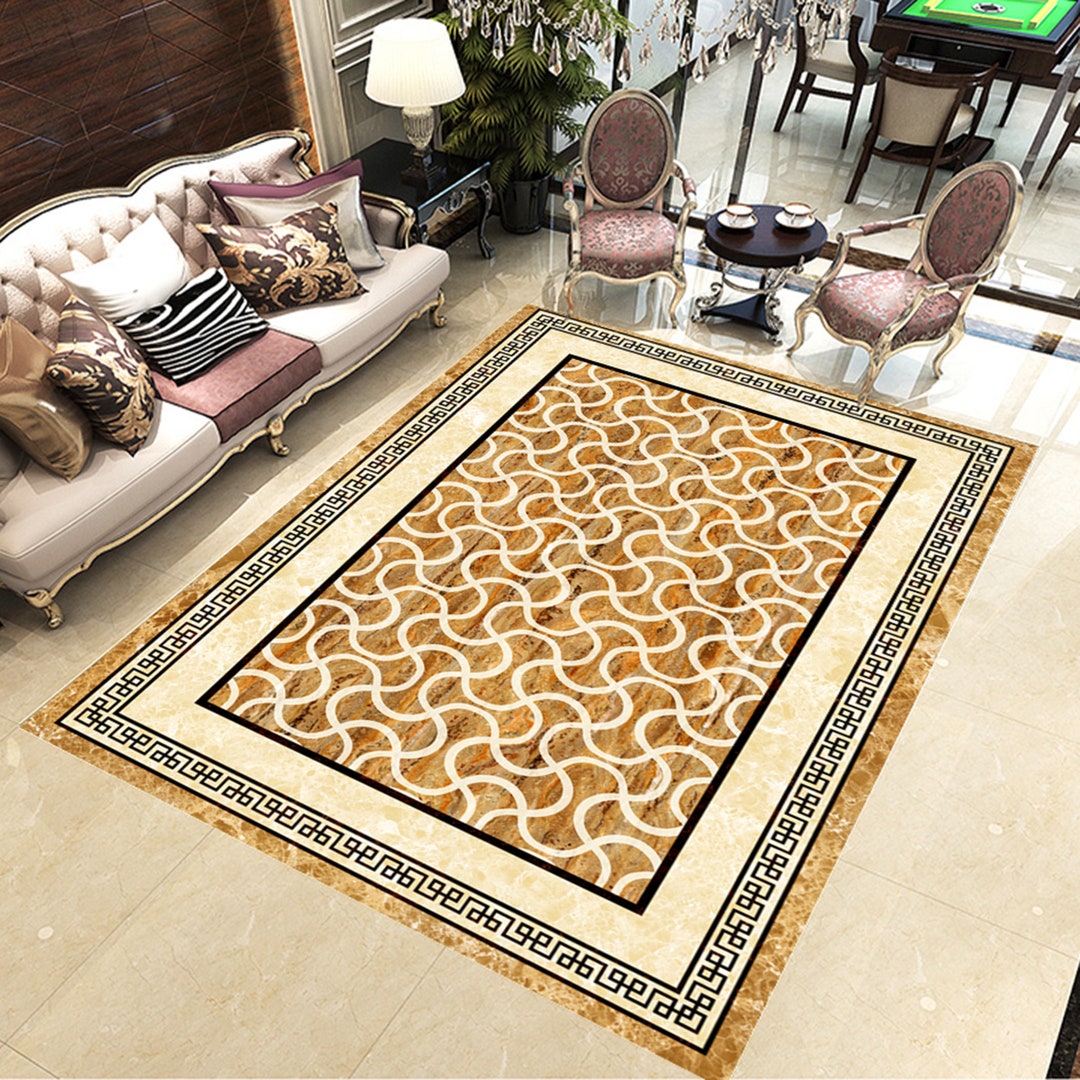 3D Lace Curve 1992 Floor Wallpaper Murals Self-adhesive Removable ...