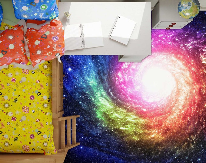 3D Storm Vortex JJ9253FF Floor Wallpaper Murals Self-adhesive Removable ...