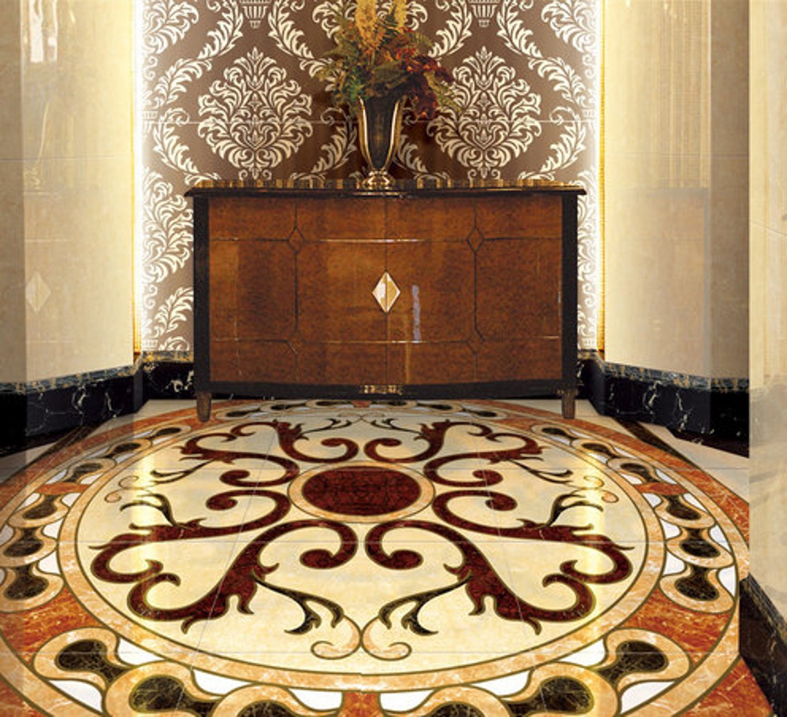 3D Circular Pattern 0770 Floor Wallpaper Murals Self-adhesive | Etsy