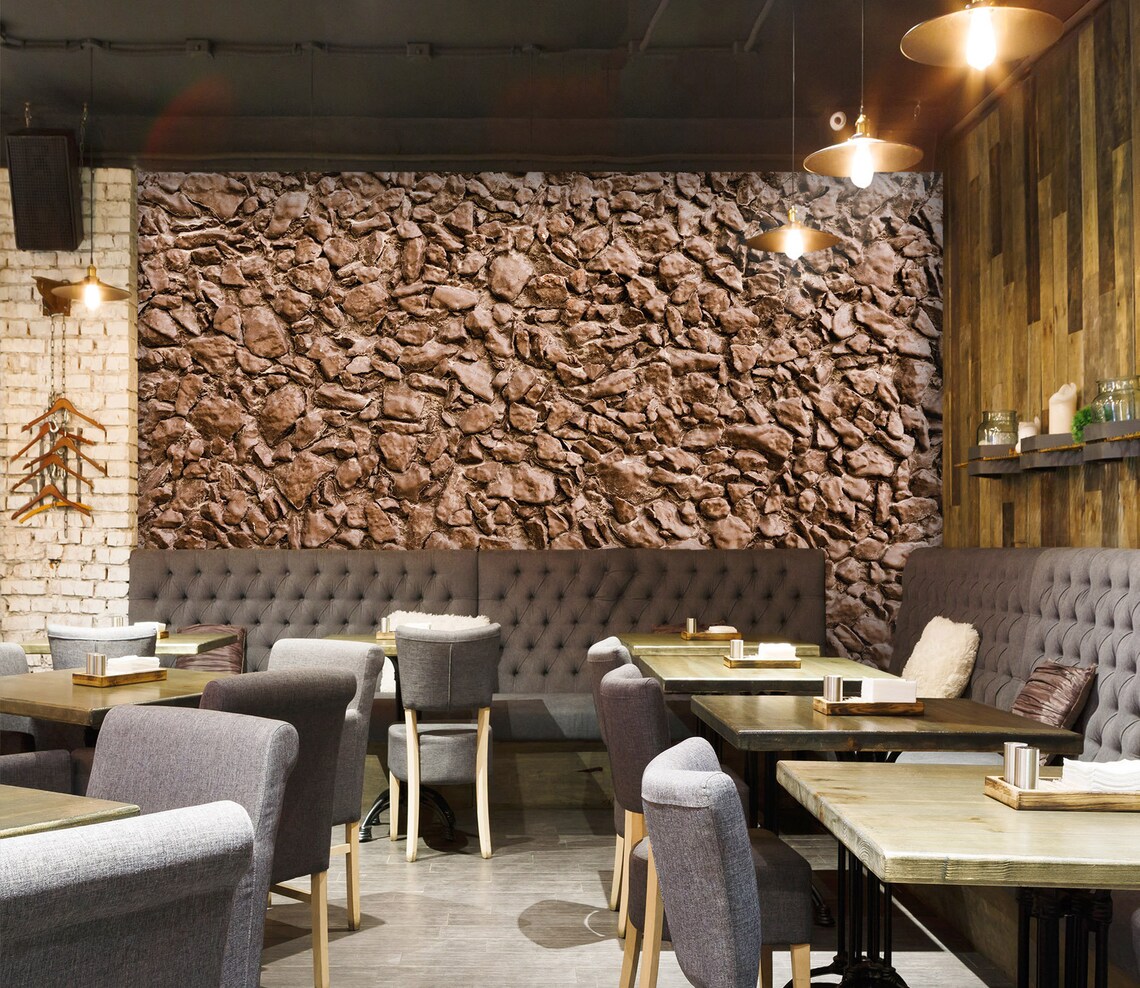 123x87312x219cm Chocolate Wall 861 Wallpaper - Etsy