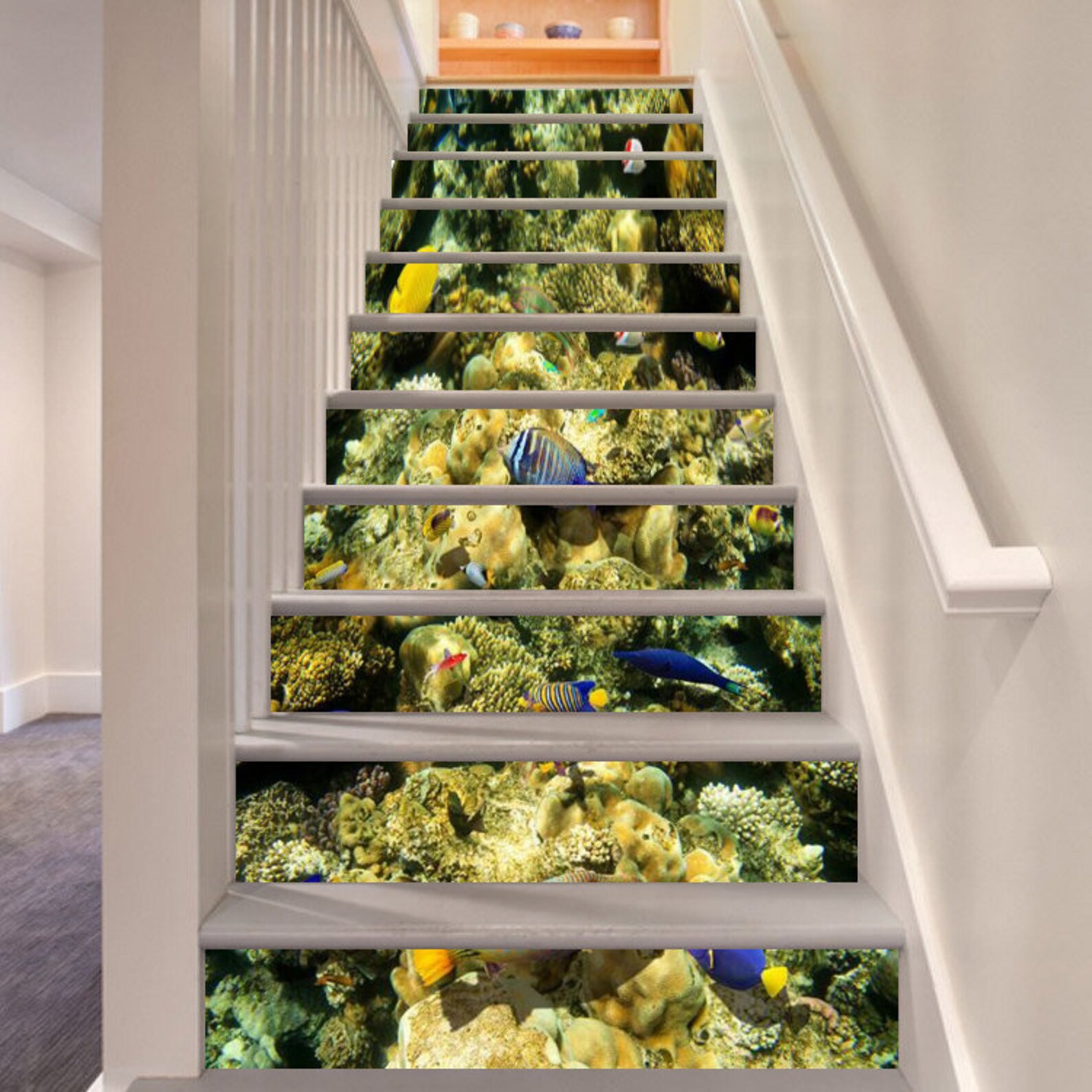 3D Sea Fish SS0052 Pattern Tile Marble Stair Risers Decoration - Etsy