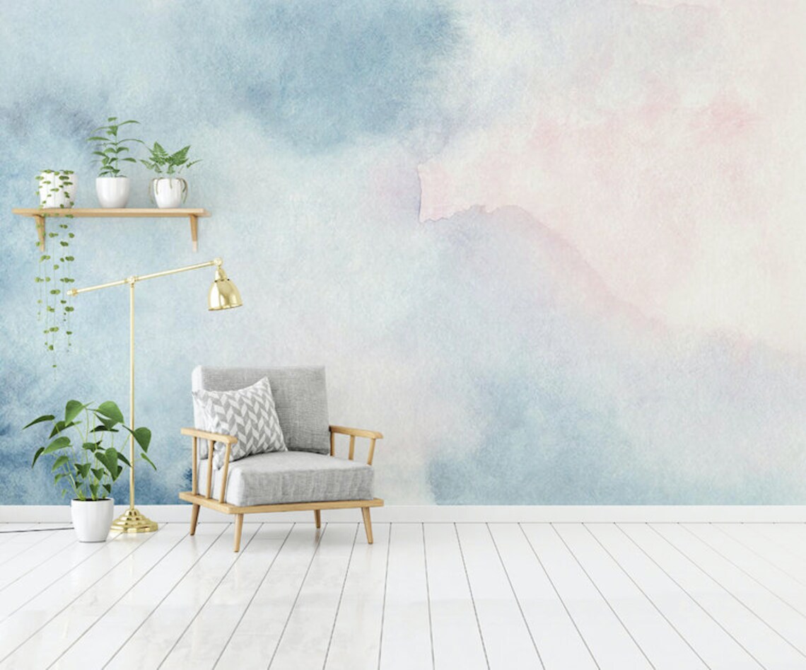 Cloud Pattern 3362 Wallpaper Mural Self Adhesive Peel and - Etsy
