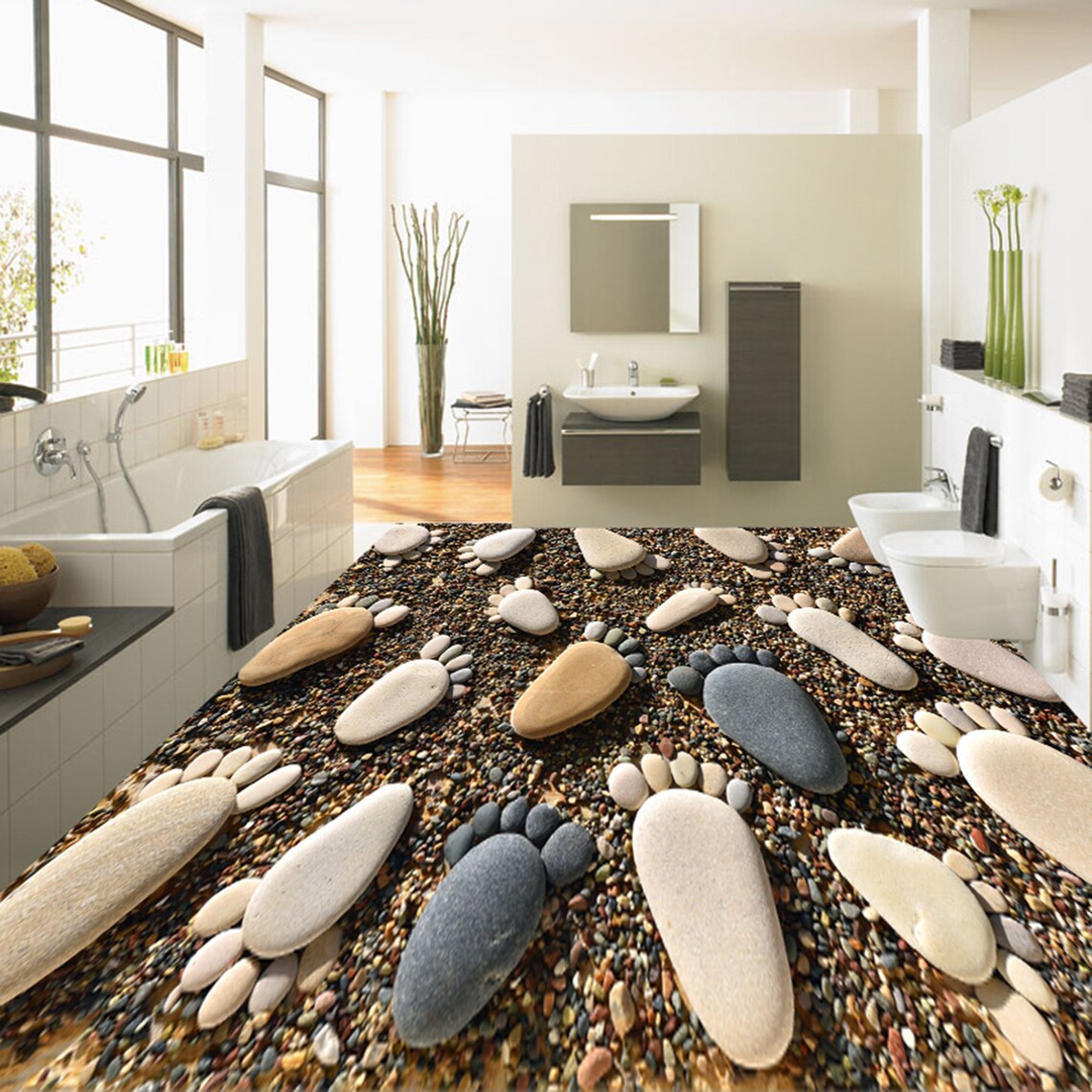 3D Sole Stone 1885 Floor Wallpaper Murals Self-adhesive | Etsy