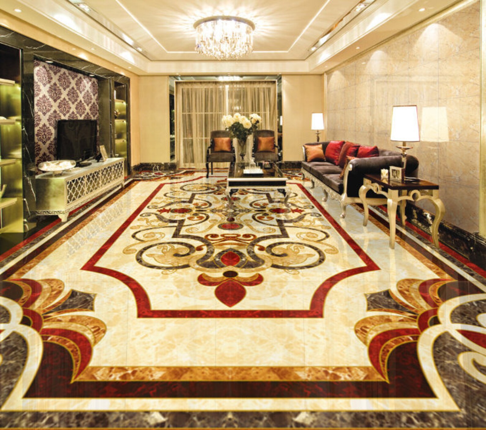 3D Square Pattern 1274 Floor Wallpaper Murals Self-adhesive - Etsy