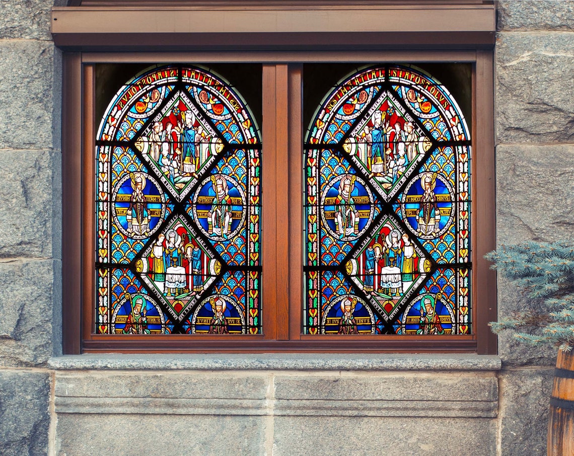 3D Rhombus Gorgeous W2209 Window Film Print Sticker Cling | Etsy