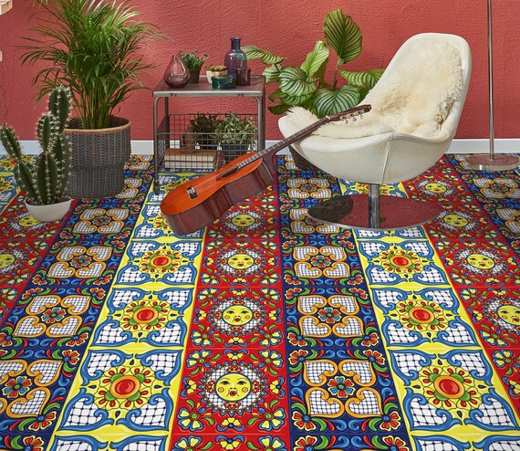 3D Sun God Pattern 4353 Floor Wallpaper Murals Self-adhesive | Etsy