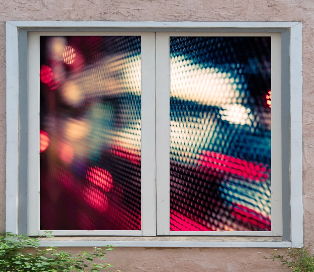 3D Transparent Dot W2229 Window Film Print Sticker Cling Stained Glass ...