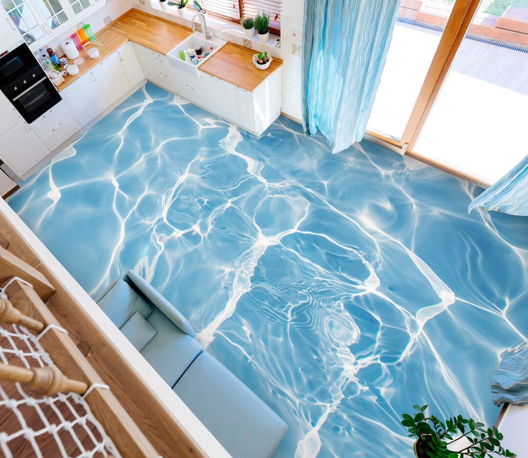 3D Water Art 3149 Floor Wallpaper Murals Self-adhesive Removable ...
