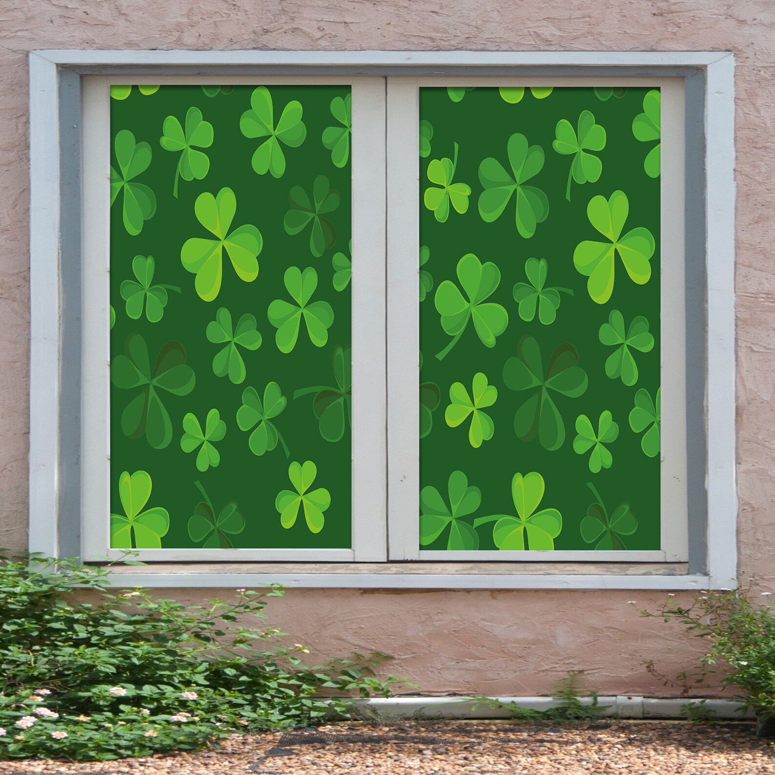 3D Green Clover W2129 Window Film Print Sticker Cling Stained - Etsy
