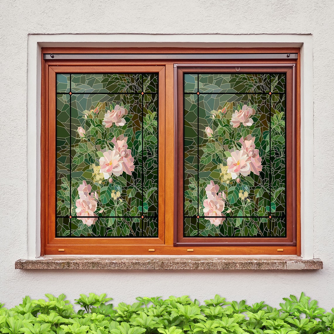 3D Gentle Flowers W2241 Window Film Print Sticker Cling - Etsy