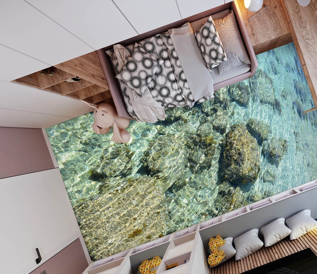 3D Submarine Reef 2094 Floor Wallpaper Murals Self-adhesive Removable ...