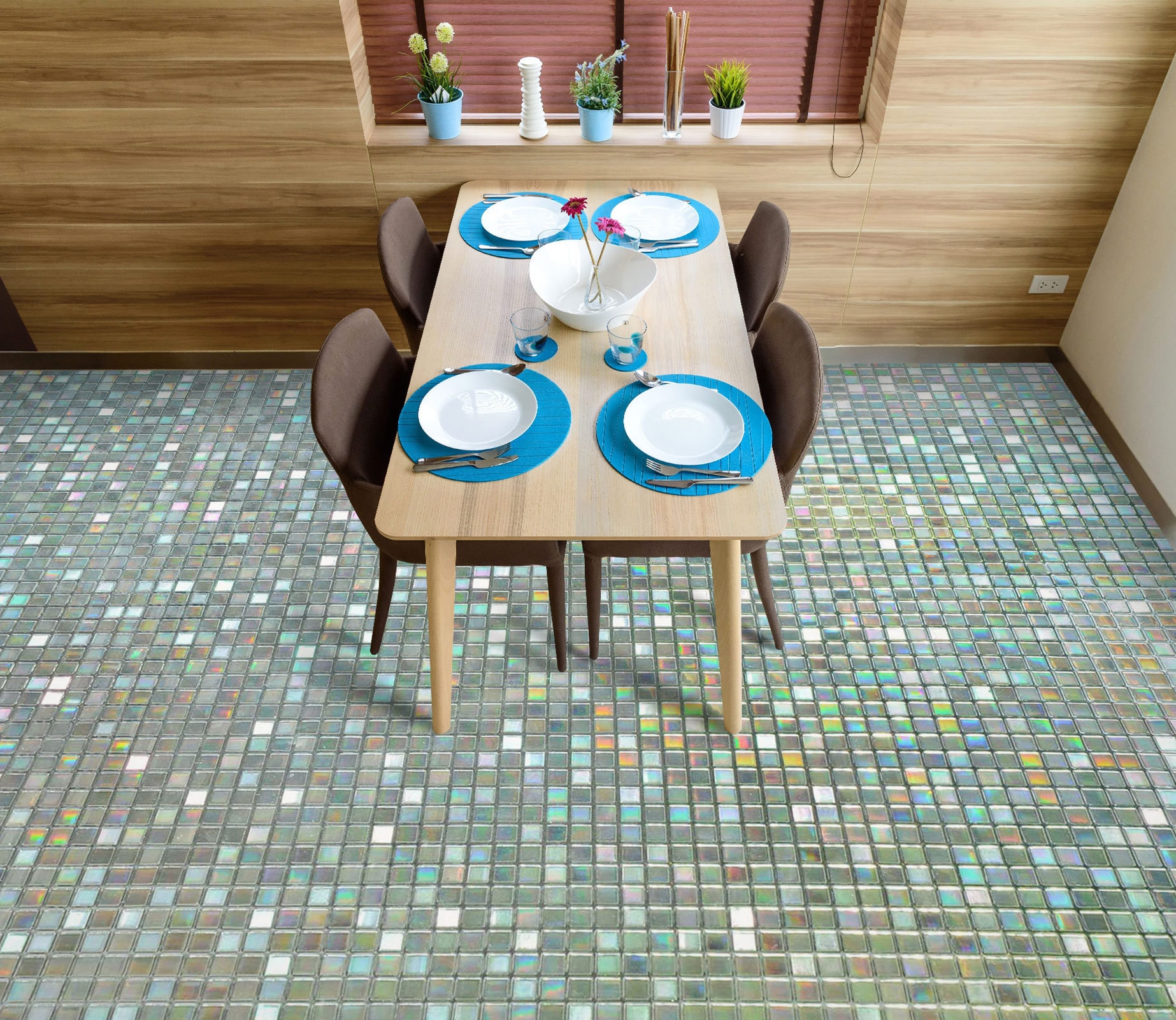 3D Very Small Squares 4213 Floor Wallpaper Murals - Etsy UK