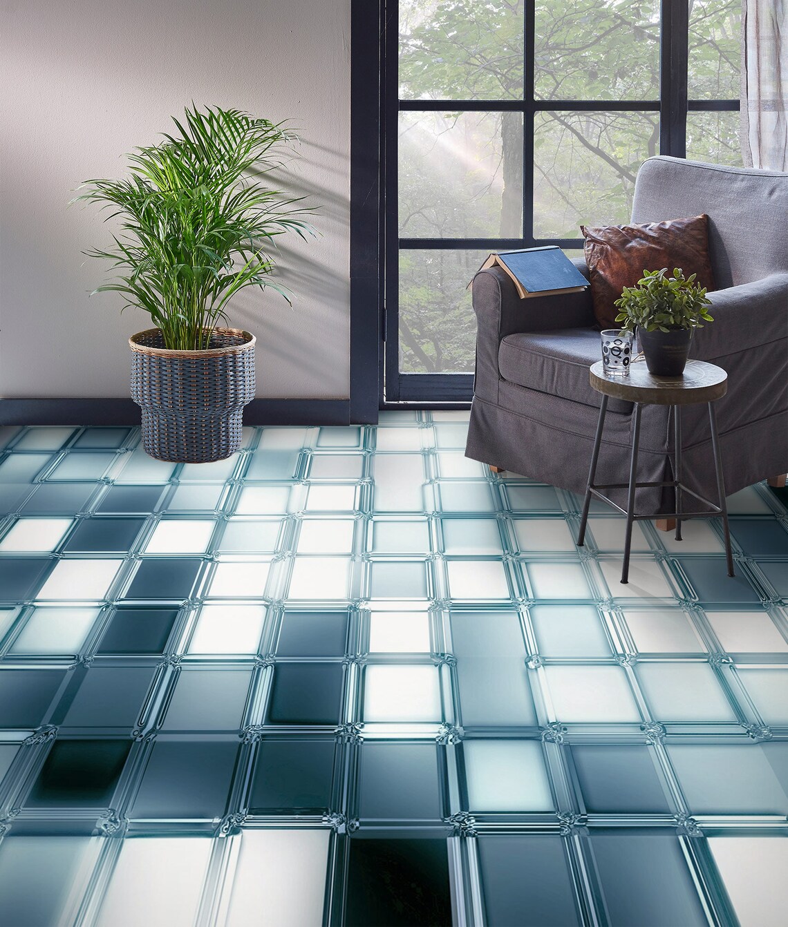 3D Shiny Color Squares 7549 Floor Wallpaper Murals - Etsy